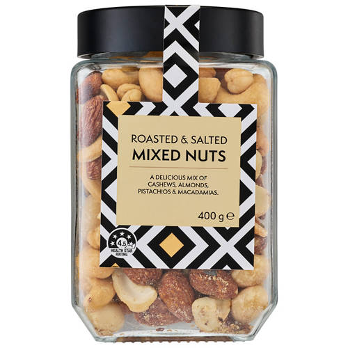 Roasted & Salted Mixed Nuts Gift Jar 400g